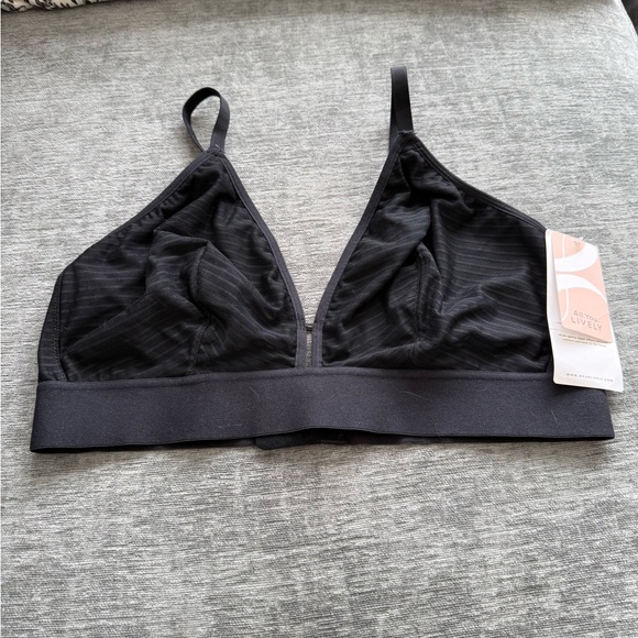 Lively | Intimates & Sleepwear | Lively Unlined Mesh Stripe Bralette ...